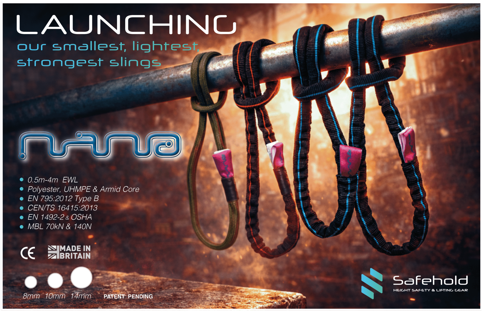 SAFEHOLD LAUNCH The Nano Series our smallest, lightest, strongest ...
